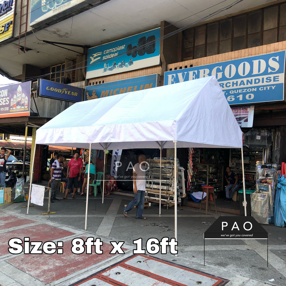8ft x 16ft Collapsible Tent - Patch Print – PAO TENT