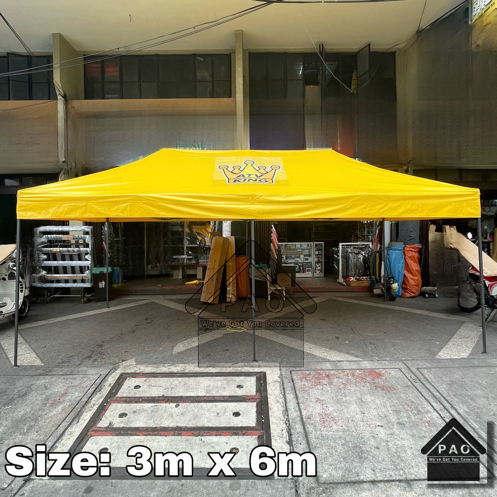 3m x 6m Retractable Tent - Patch Print – PAO TENT